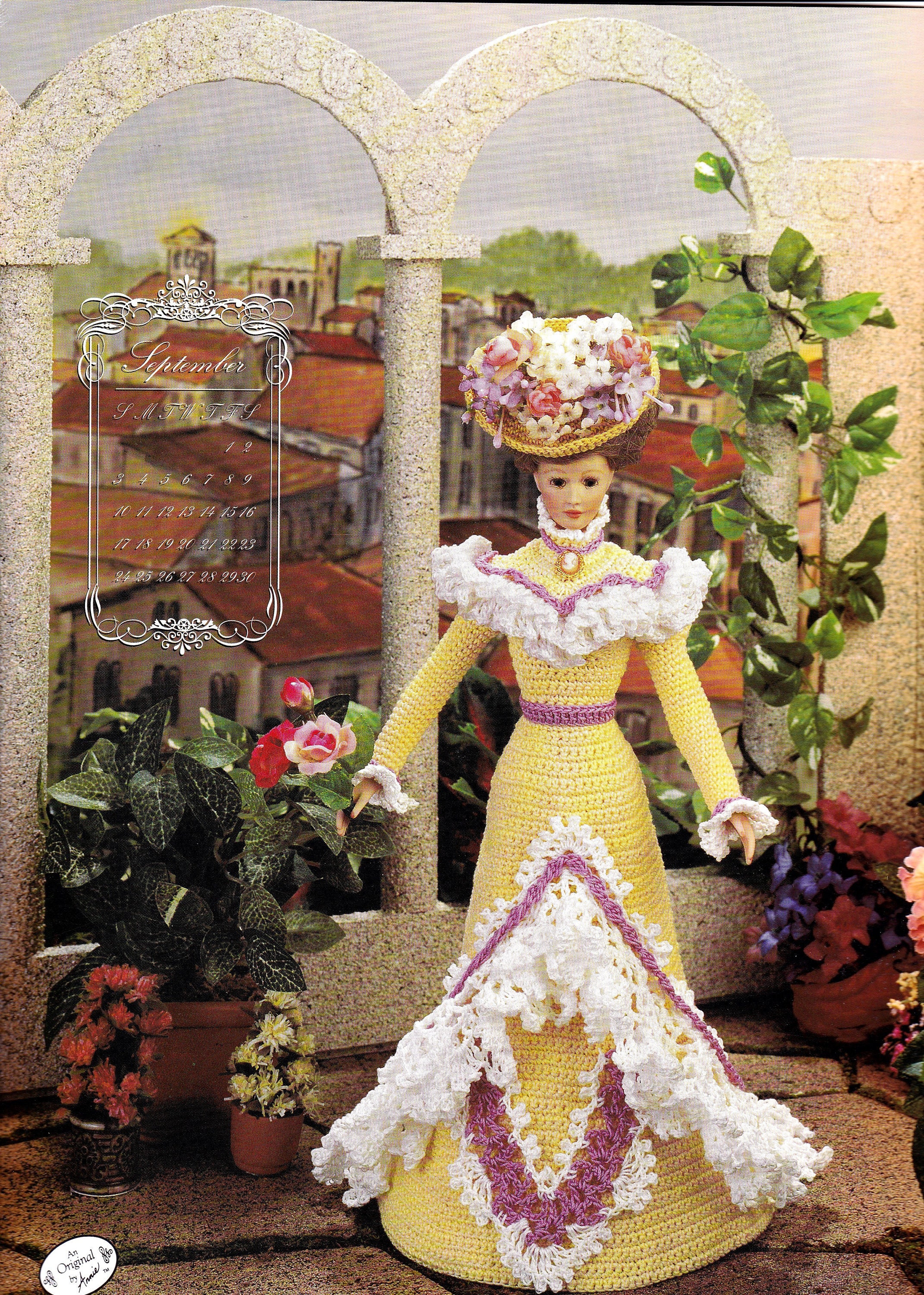 Miss September 1995, Calendar Bed Doll Society Fashion Doll September ...