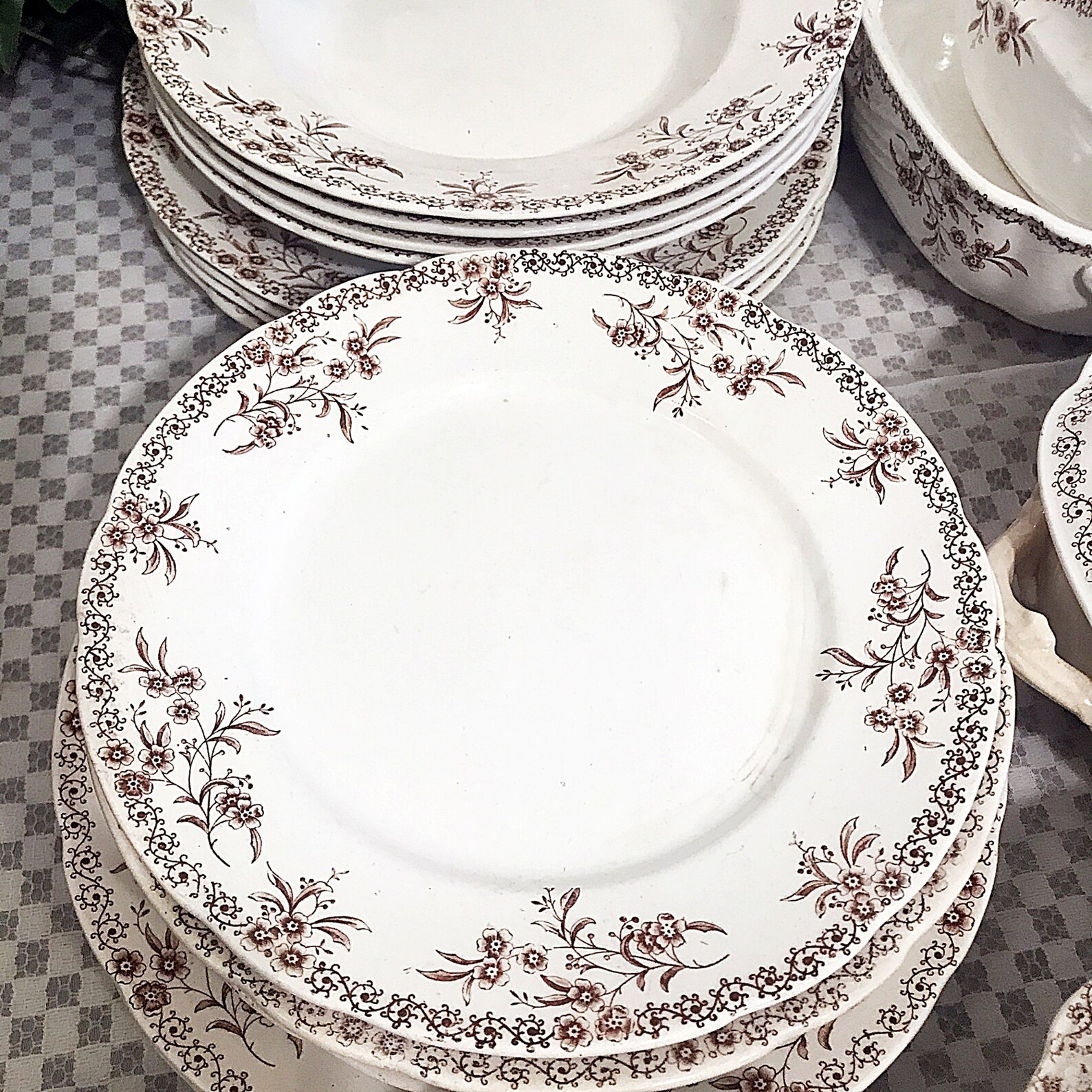20's Antique Fine China Dinnerware Set for 8 by Bishop - Etsy