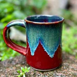 Ceramic Coffee Mug 12 Oz., Favorite Red Tea Coffee Cup, Unique ...