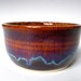 Handmade Ceramic Apple Baker: Stone Grey With Purple Blue Swirl - Etsy
