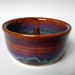 Handmade Ceramic Apple Baker: Stone Grey With Purple Blue Swirl - Etsy