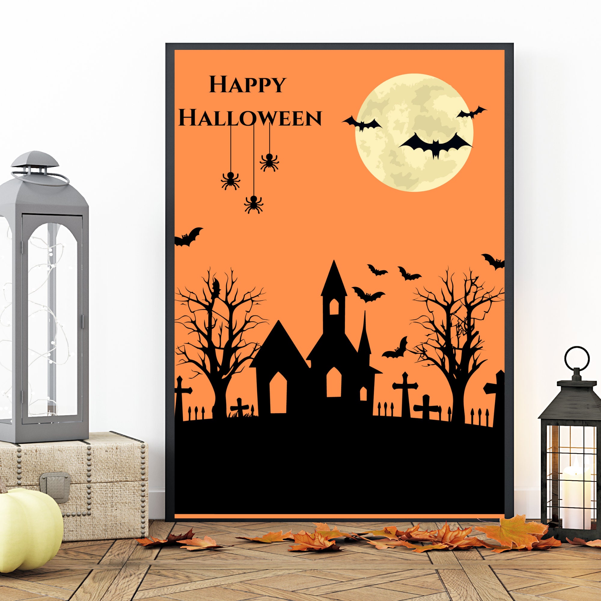 Halloween Printable, Classroom Poster, Happy Halloween, Digital Print ...