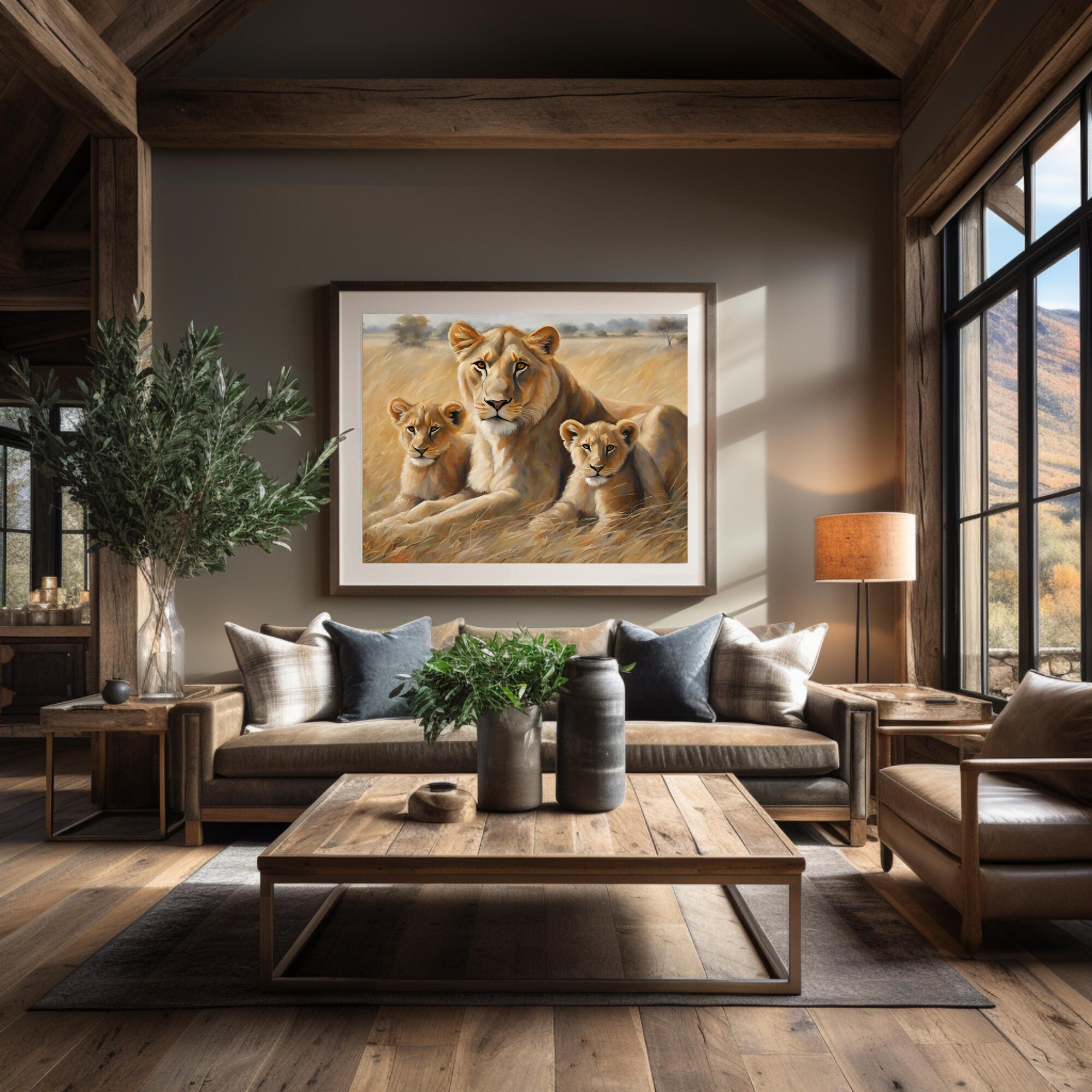 Lion Print, 8x10, Nature Print, 11x14, Lion Poster, 16x20, Nature ...