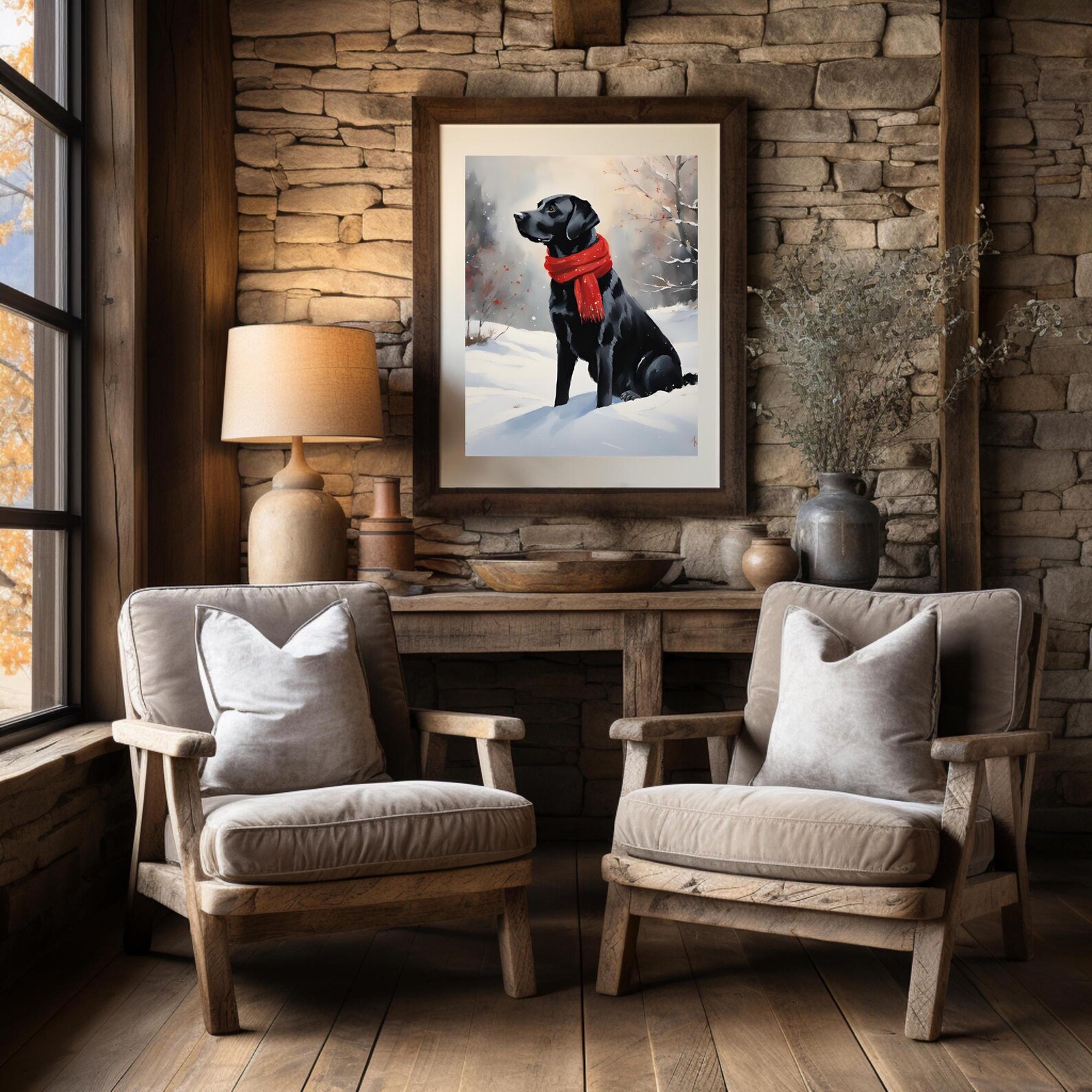 Black Lab Print, Black Lab Poster, Animal Art, Animal Wall Art, Lab ...