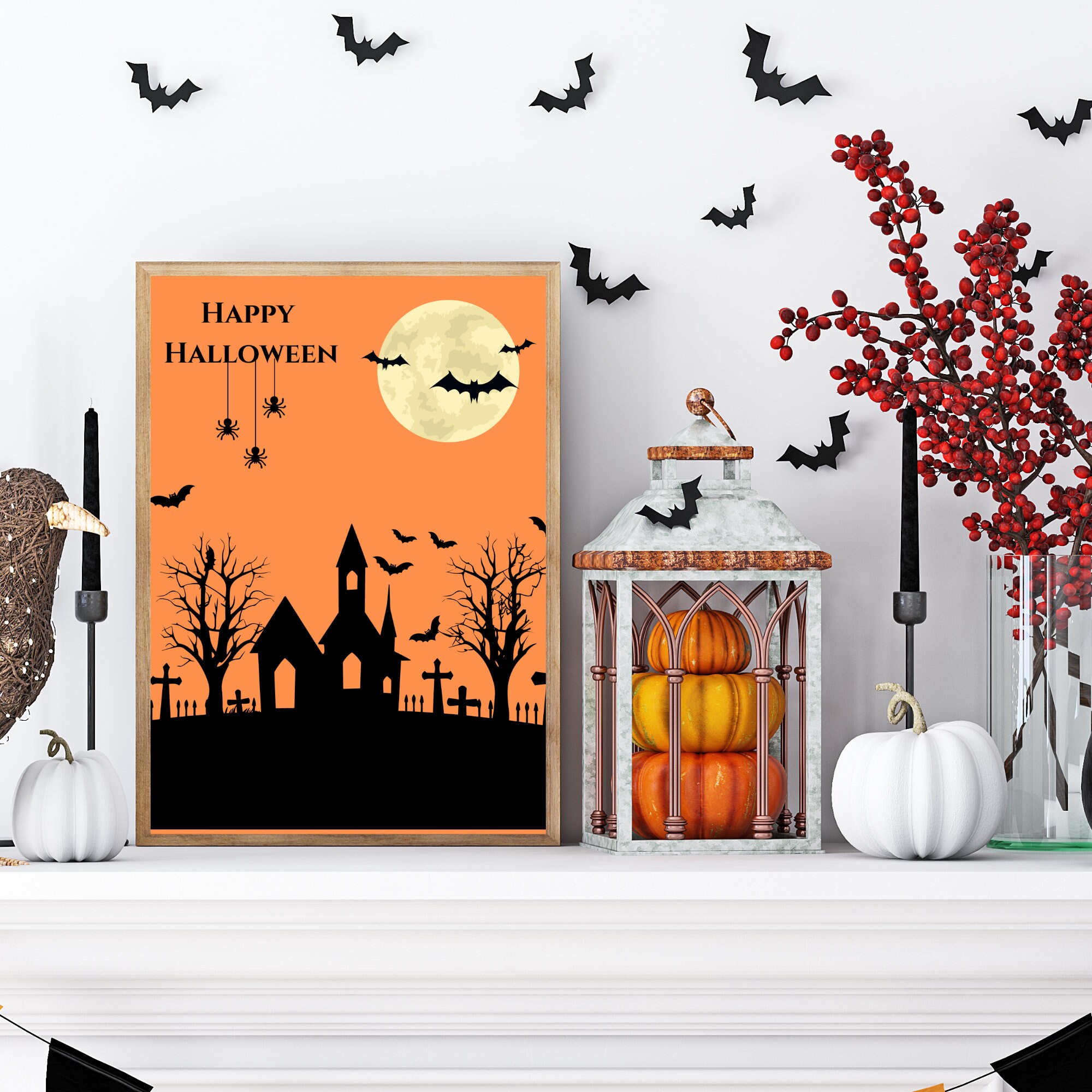 Halloween Printable, Classroom Poster, Happy Halloween, Digital Print ...