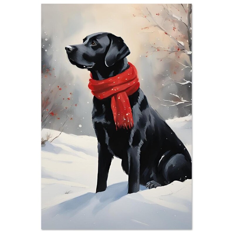 Black Lab Print, Black Lab Poster, Animal Art, Animal Wall Art, Lab ...