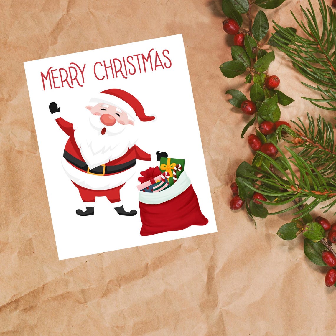 Christmas Print, Digital Download, Printable Art, Christmas Wall Art ...