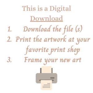Christmas Print, Digital Download, Printable Art, Christmas Wall Art ...