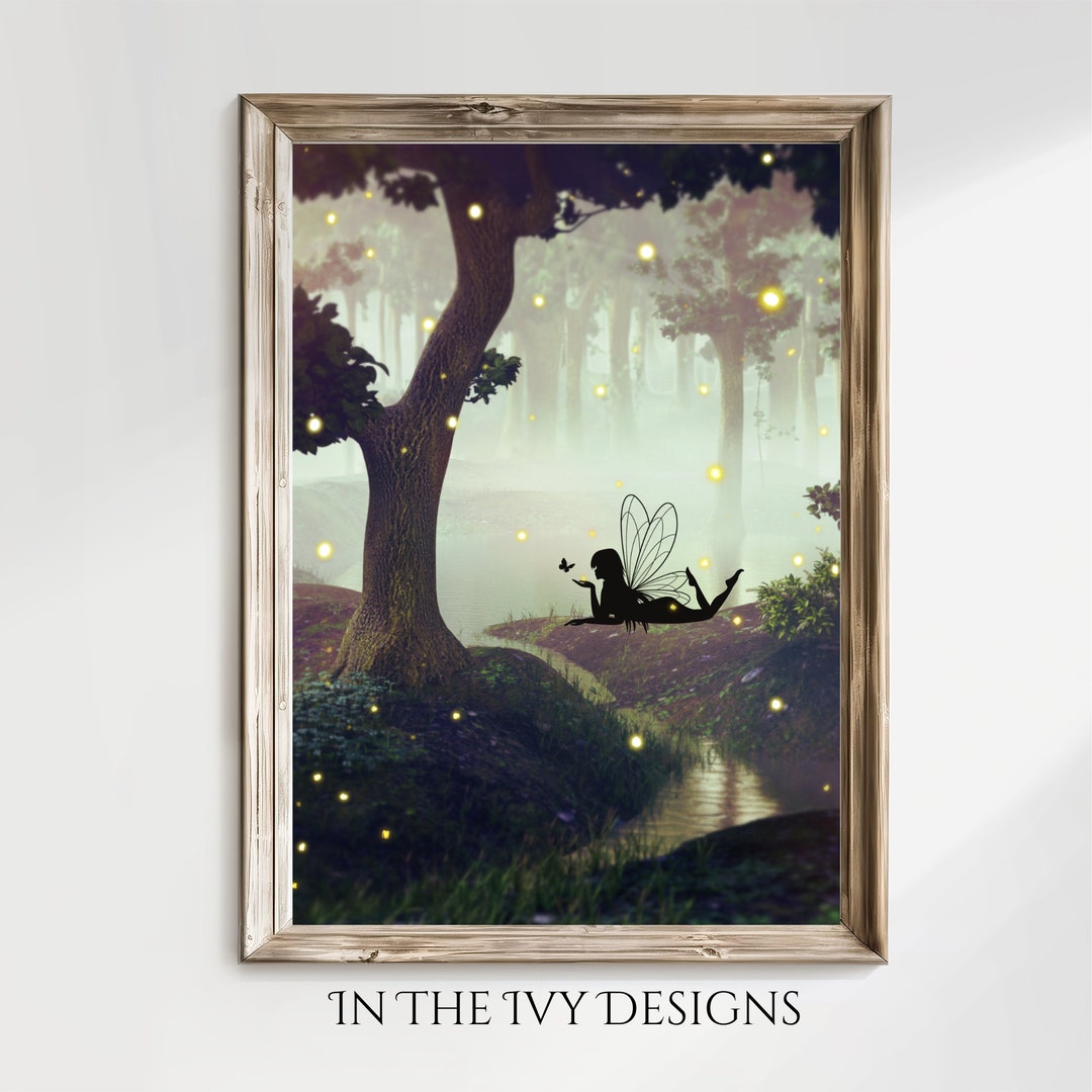 Fairy Poster, 8x10, Fairy Wall Art, 11x14, Fantasy Poster, 16x20 ...