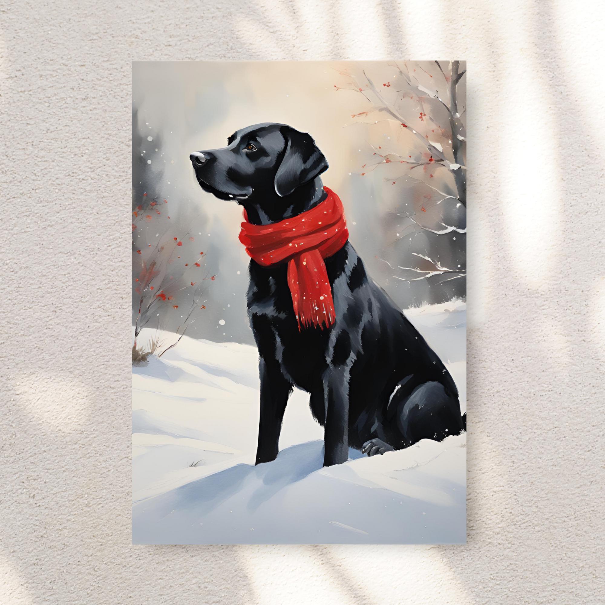 Black Lab Print, Black Lab Poster, Animal Art, Animal Wall Art, Lab ...