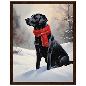 Black Lab Print, Black Lab Poster, Animal Art, AI, Animal Wall Art, Lab ...