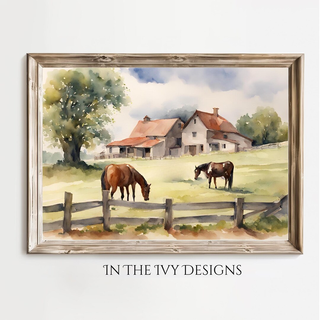 Farmhouse Poster, Farmhouse Print, AI, Farmhouse Decor, Farmhouse Home ...