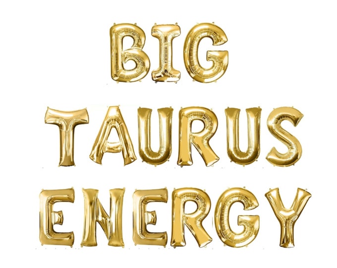Taurus Birthday Decor, Big Taurus Energy, Taurus Birthday Decorations ...
