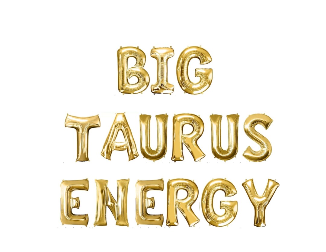 Taurus Birthday Decor, Big Taurus Energy, Taurus Birthday Decorations ...