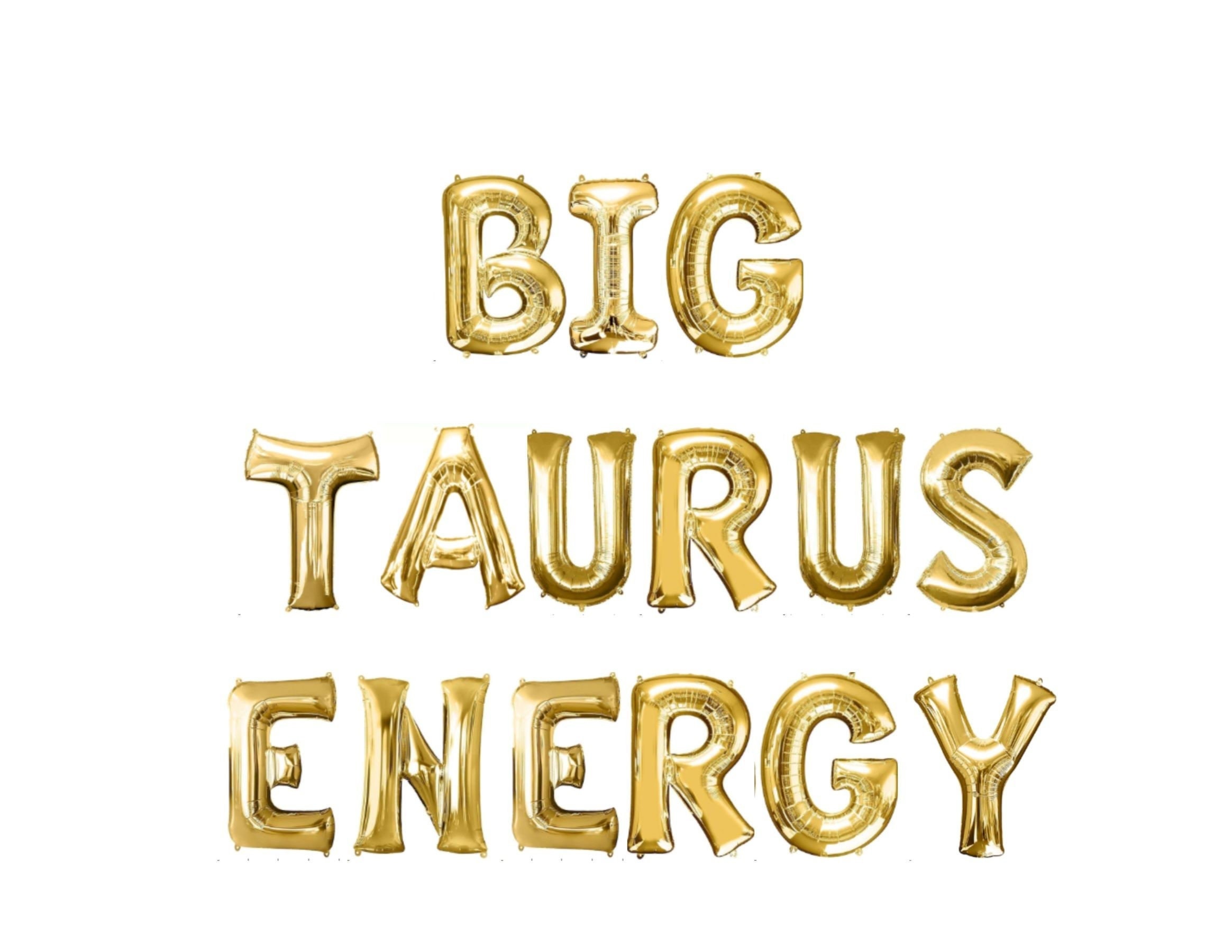 Taurus Birthday Decor Big Taurus Energy Banner Taurus - Etsy