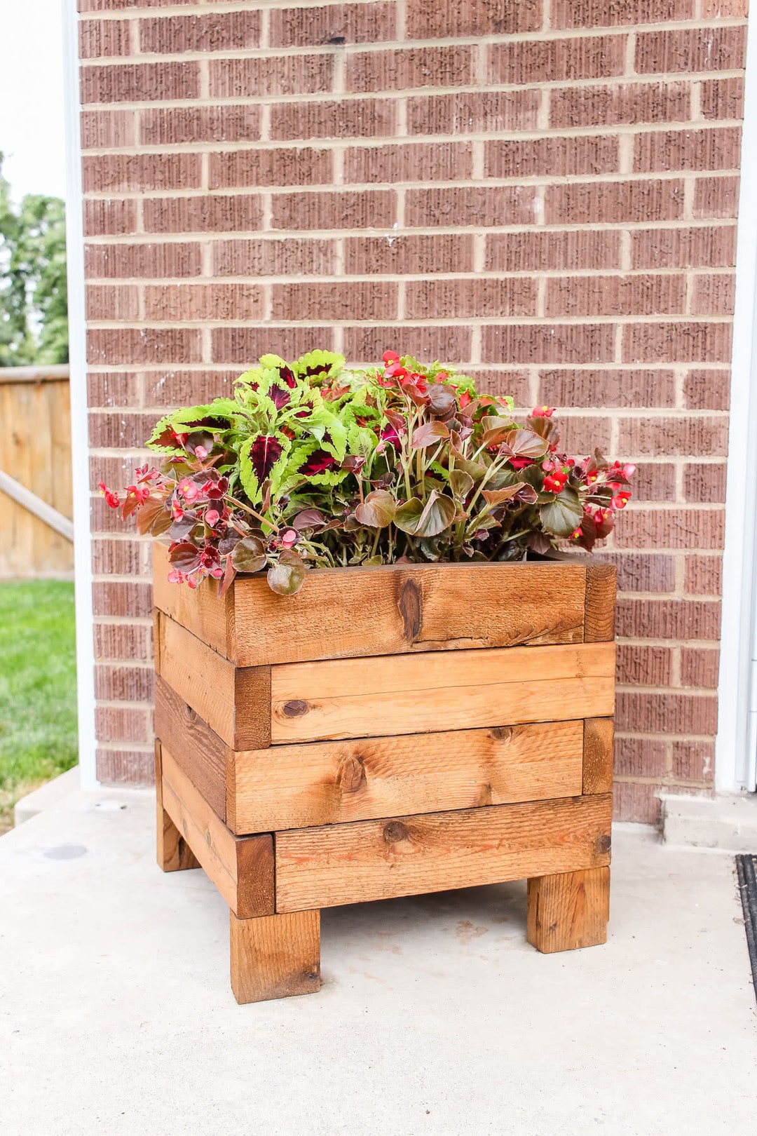 Simple Planter Box Plan | DIY Wood Planter | Cedar Planter Box - Etsy