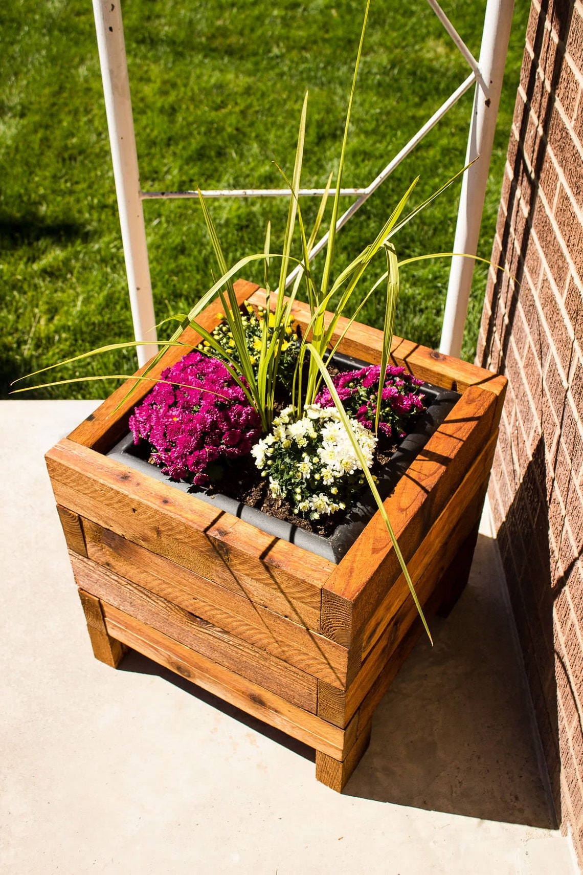 Simple Planter Box Plan | DIY Wood Planter | Cedar Planter Box - Etsy
