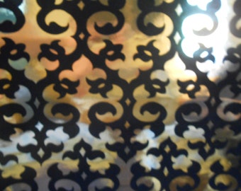 Flocked wallpaper | Etsy