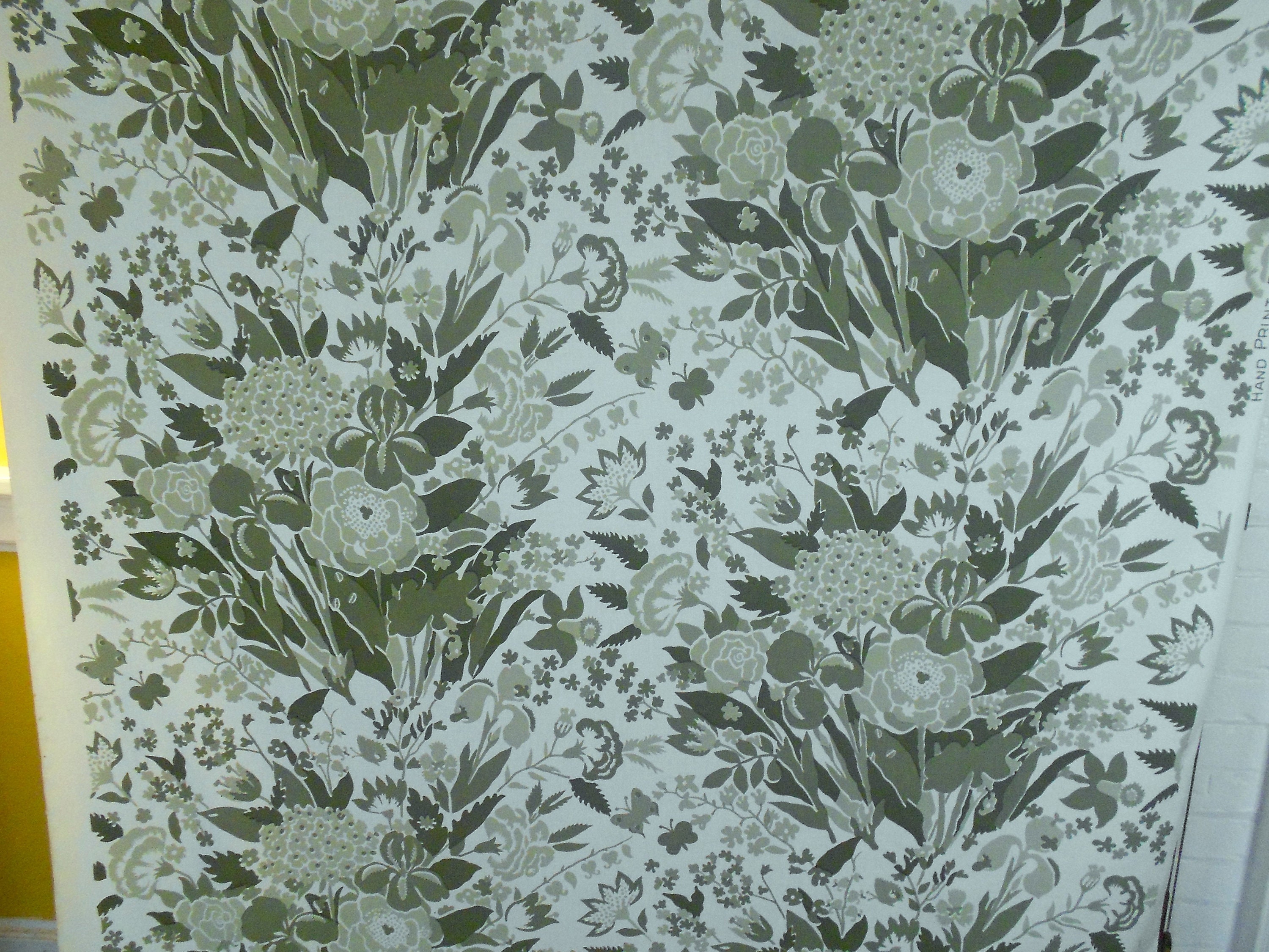 10 Yards Rare Scalamandre Floral Toile Fabric From the 1940s Vintage ...