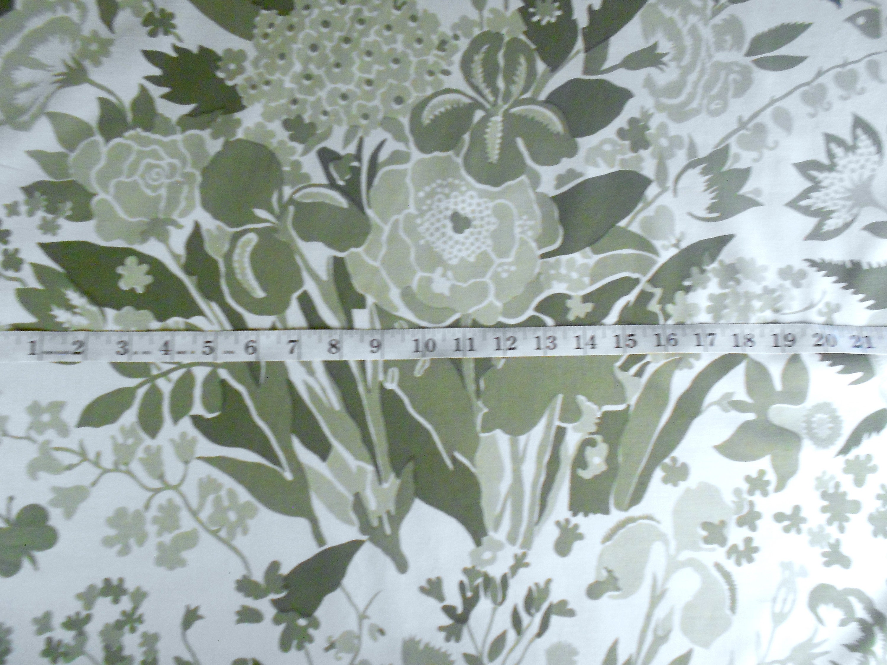 10 Yards Rare Scalamandre Floral Toile Fabric From the 1940s Vintage ...