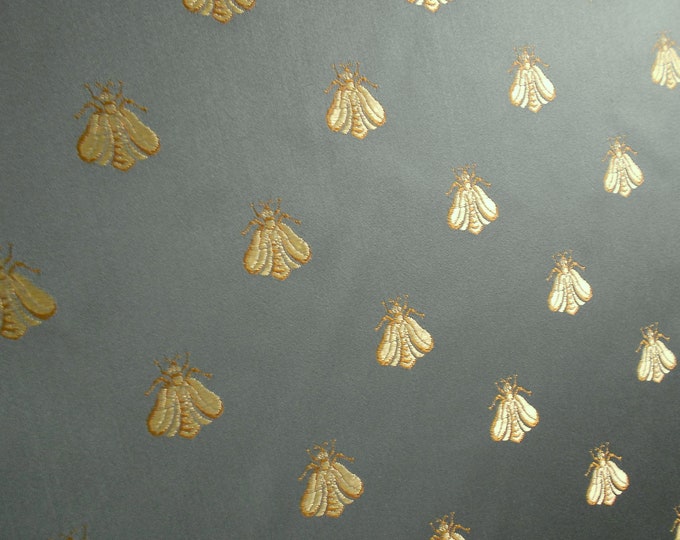 4 Yards Napoleonic Bee Upholstery Fabric Made in Belgium Free Shipping ...