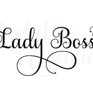 Lady Boss Png Svg - Etsy