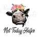 Not Today Heifer Jpg - Etsy