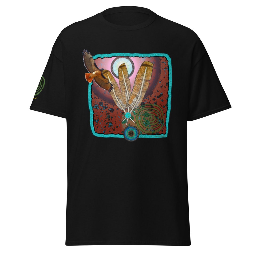 Red Tail Hawk - Classic Tee - Etsy