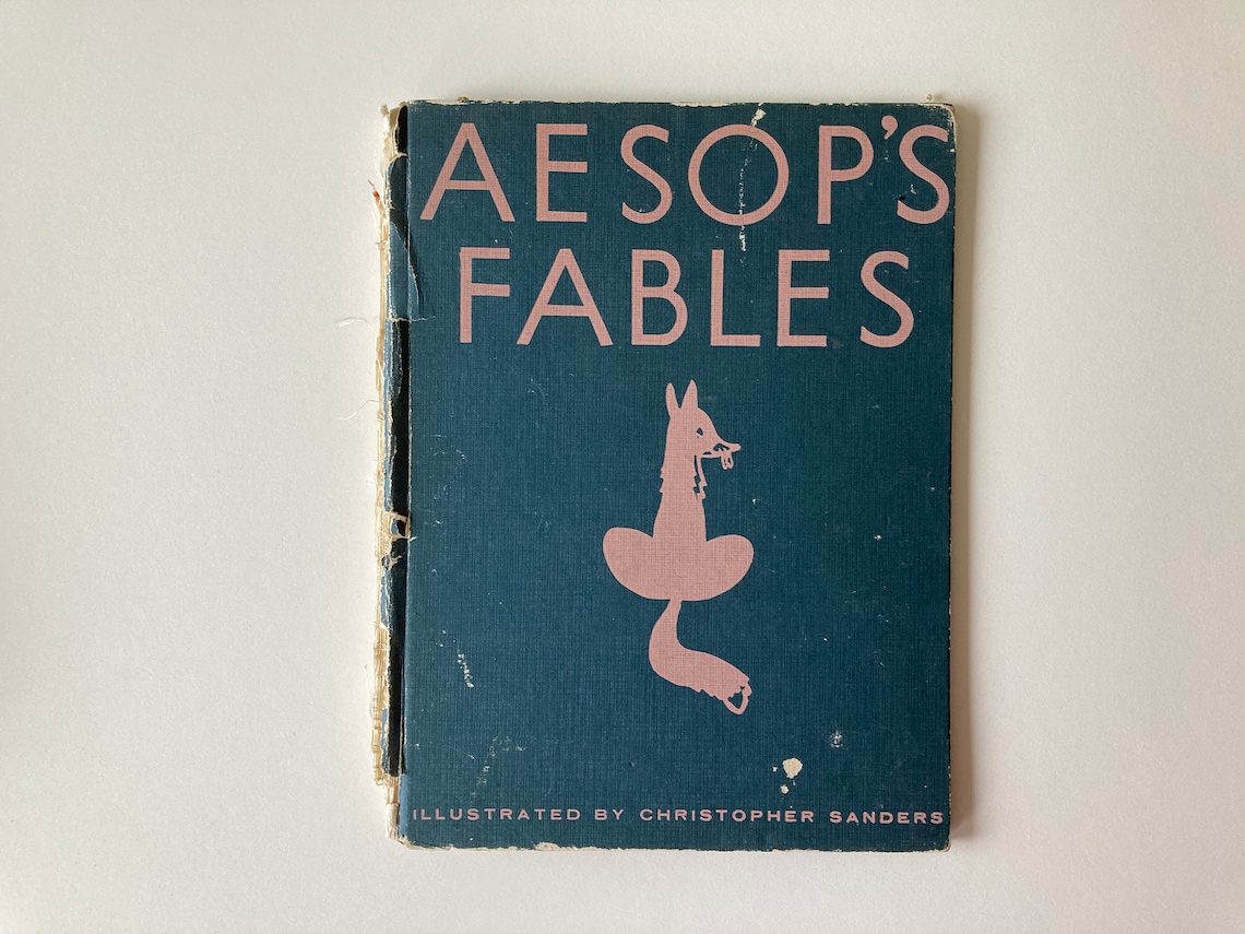 1970 Original Vintage Illustration / Aesop's Fables / the Fox and the ...