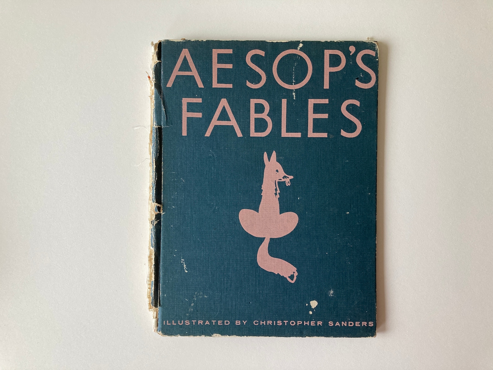 1970 Original Vintage Illustration / Aesop's Fables / the Old Man and ...