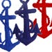 Nautical Big Anchor Patches With Rope Embroidery Applique Available in ...