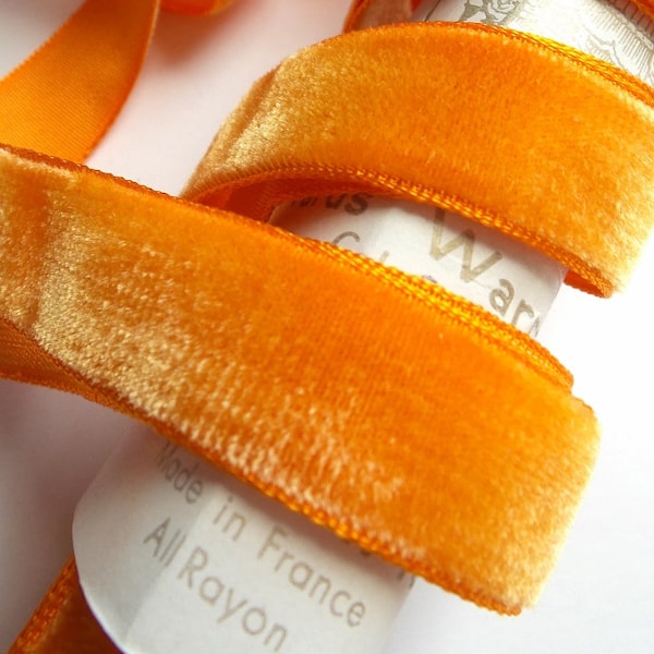 Orange Velvet - Etsy