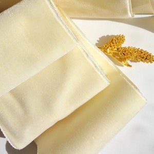 Ivory French Velvet Ribbon Trim 3" or 2" Inch Ivory Velvet Ribbon by ...