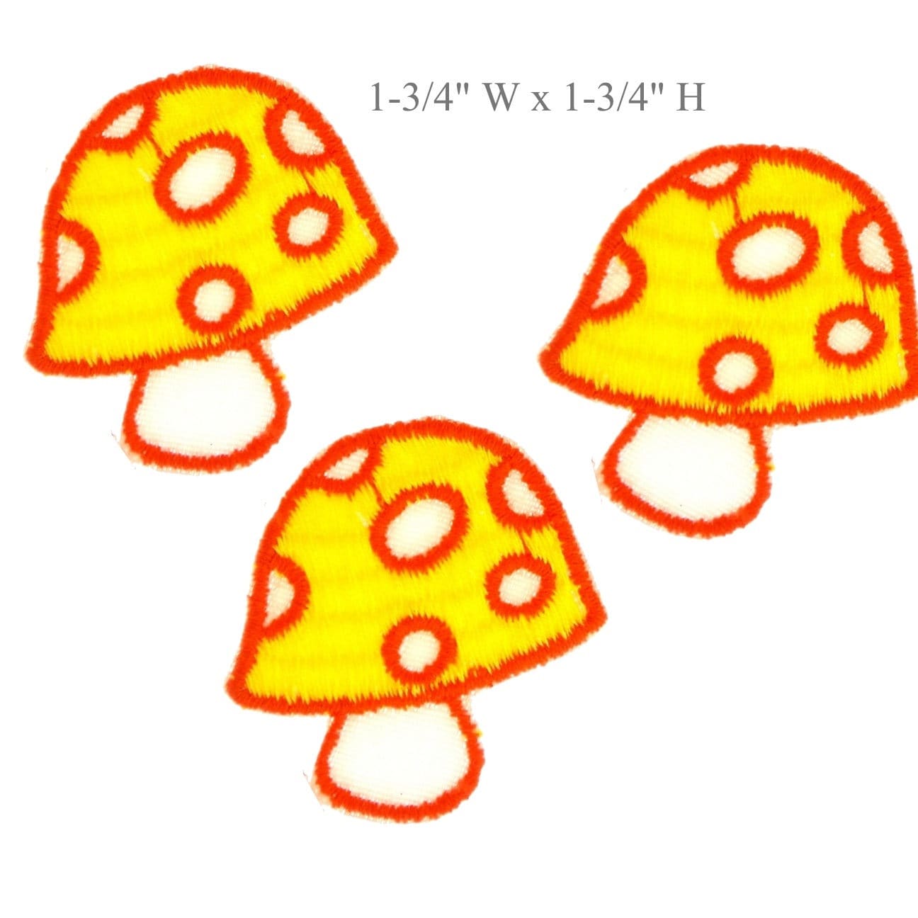 Mushroom Applique Patches Vintage Embroidered Toadstool Patches for Embellishments Crafts Sewing ...