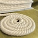 PURE COTTON All NATURAL White Twisted Cording 3/8" Wrights Soft ...