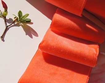 Purple Vintage French Velvet Ribbon Trim 3 & 2 Wide Velvet | Etsy