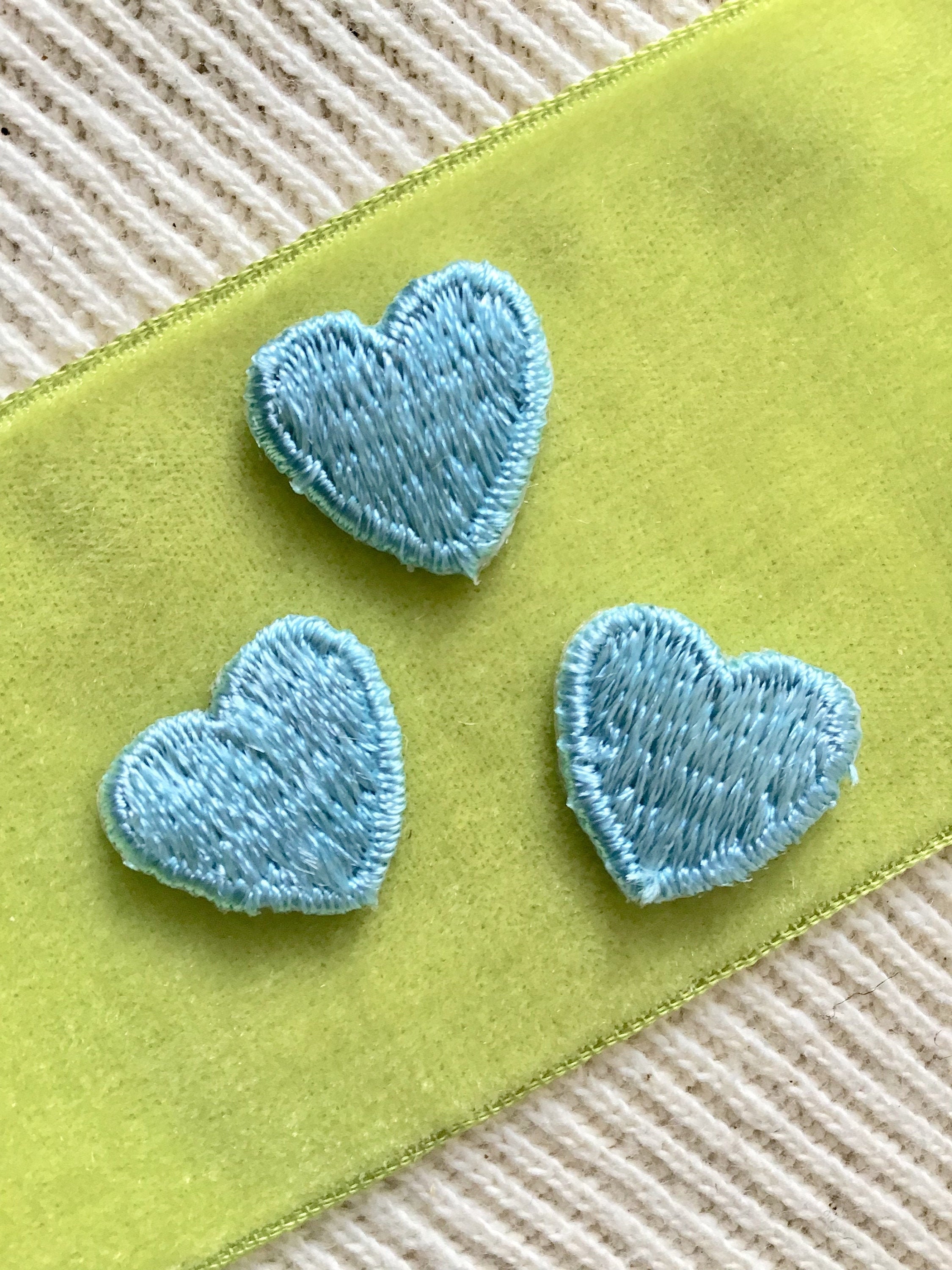 Light Blue Heart Patch - Etsy