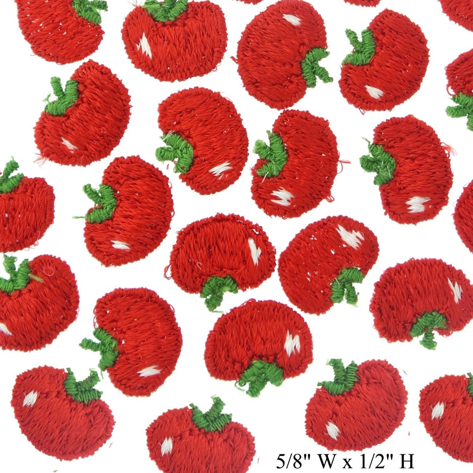 Healthy Fruits Applique Patches Vintage Embroidered Tomato - Etsy