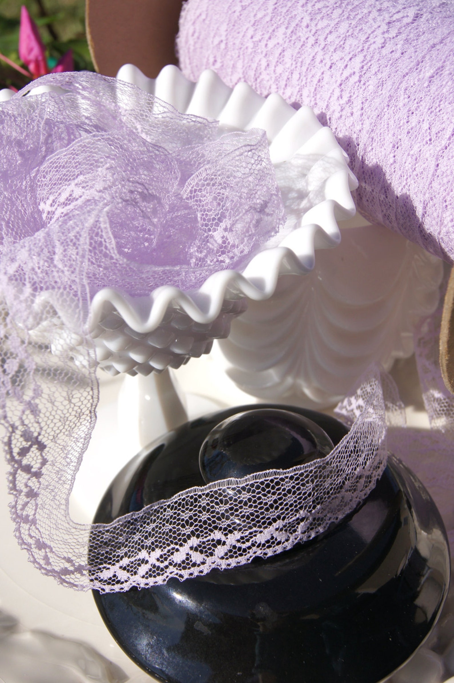 1 Wide Soft Lavender Fine Lace Vintage Trim Lavender - Etsy