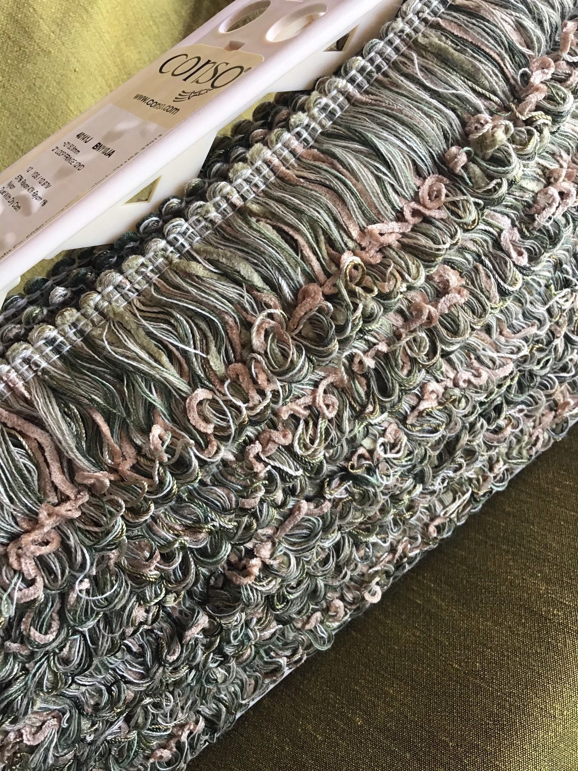 Conso 2" BRUSH LOOP FRINGE Trim by the Yard Discount Roll Wholesale ...