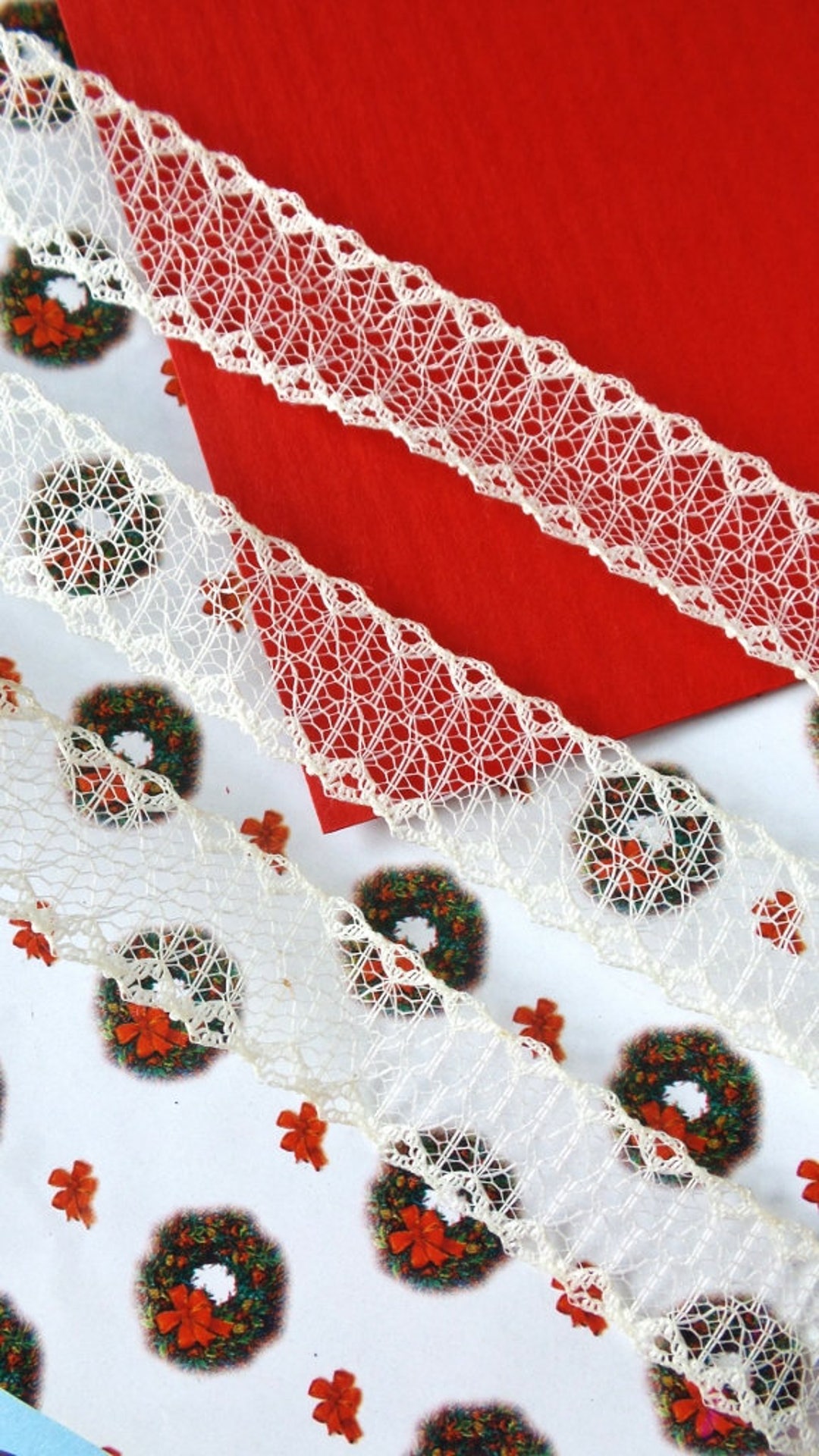 Geometric Stiff Lace Trim by the Yard 3/4" In. Wide off White Stiff ...