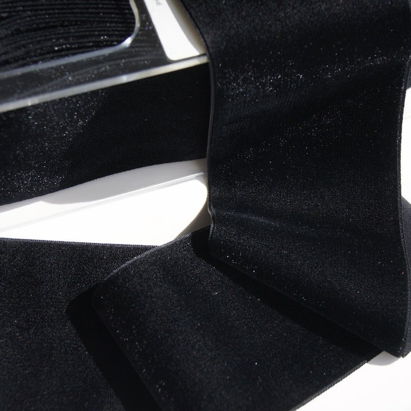 Black Wide Velvet Trim - Etsy