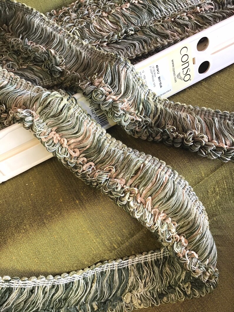 Conso 2" BRUSH LOOP FRINGE Trim by the Yard Discount Roll Wholesale ...