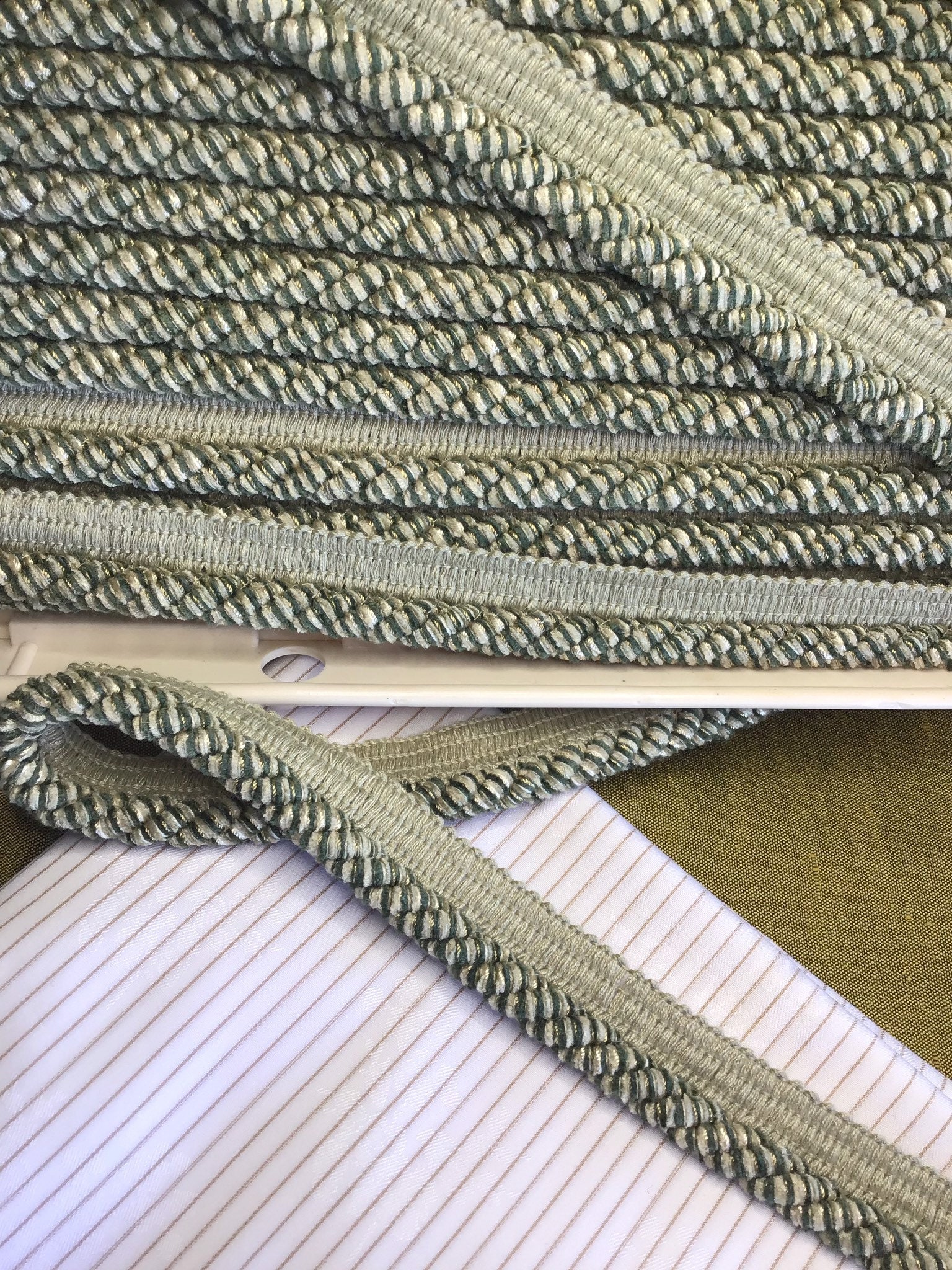 Conso LIP CORD 3/8 Inch Multi-green Twisted Lip Cord Trim for - Etsy