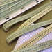 Conso 1" BRAIDED Decorative Trim by the Yard / Natural Aqua Green ...