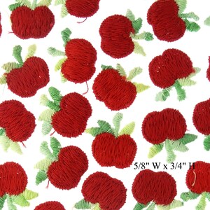 Healthy Fruits Applique Patches Vintage Embroidered Tomato Apple Orange ...