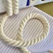 PURE COTTON All NATURAL White Twisted Cording 3/8" Wrights Soft ...