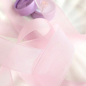 Lavender Organza Ribbon, Pink Organza Ribbon, Iridescent Edged Sheer ...