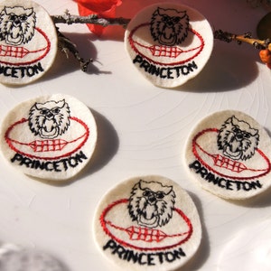 Princeton Football Vintage Applique Patches, Badge Embroidery Appliques ...