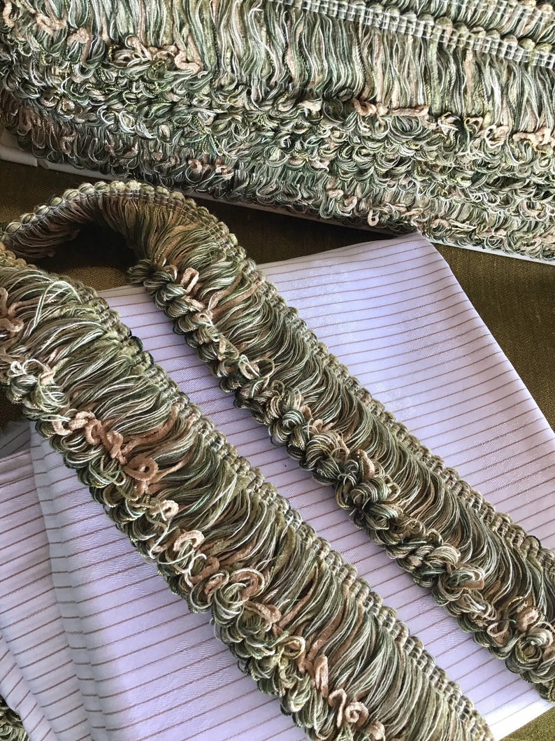 Conso 2" BRUSH LOOP FRINGE Trim by the Yard Discount Roll Wholesale ...